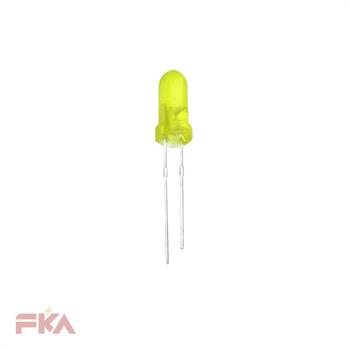 خرید قطعات الکترونیک ال ای دی زرد 3 میلیمتر پایه کوتاه LED LXO 3MM ...